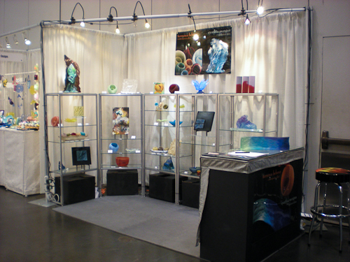 Making an art fair booth – Morganica